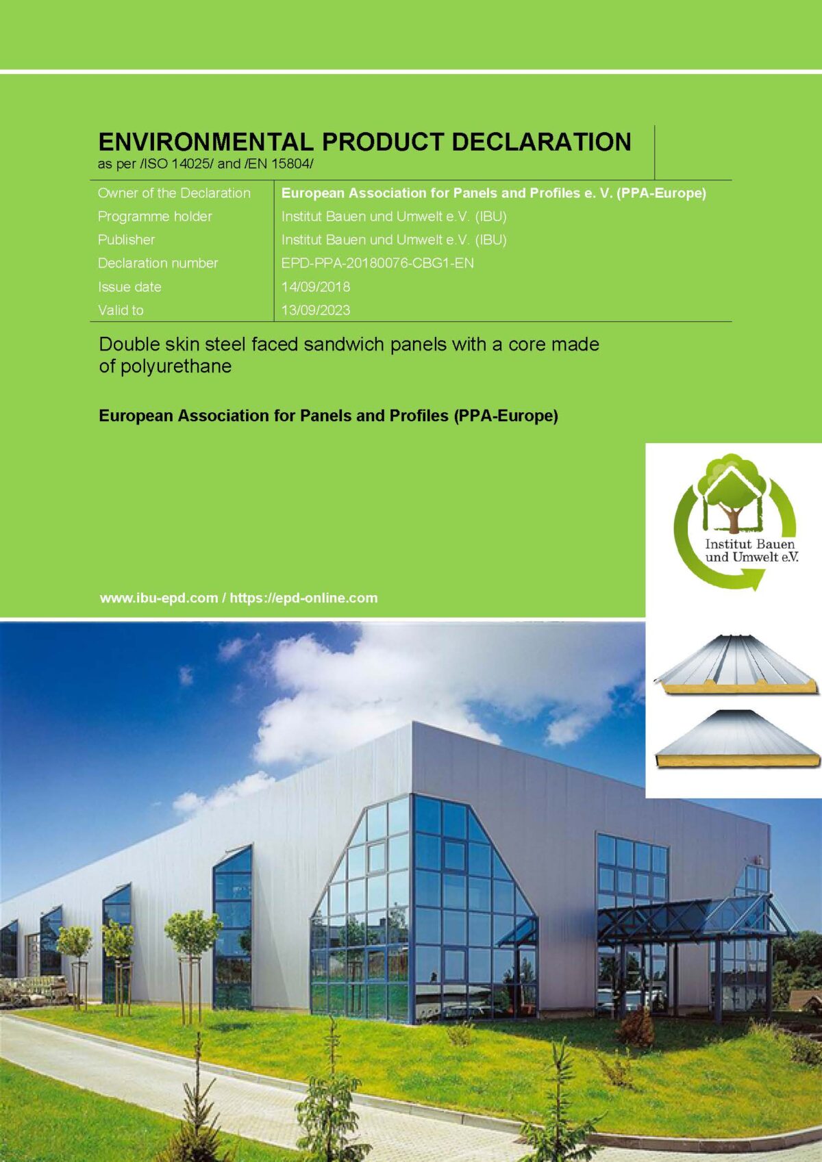 Sustainability - European Association for Panels and Profiles